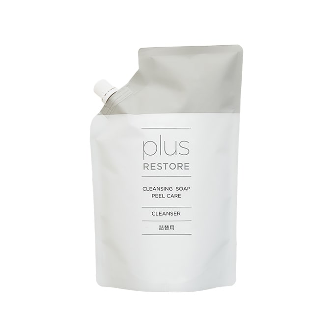 【通販】plus RESTORE クレンジングソープ泡ピールケア詰替用 500ml ｜ 【公式通販】Kana Wave オンラインショップ